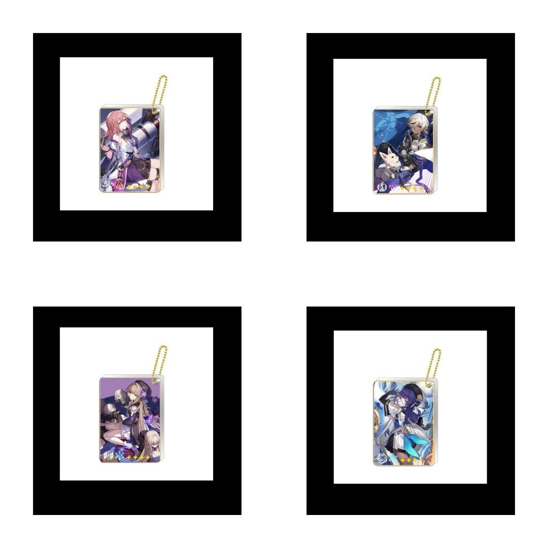[HSR] Lightcone Style Character Acrylic Keychains (Pre-Order) Honkai ...