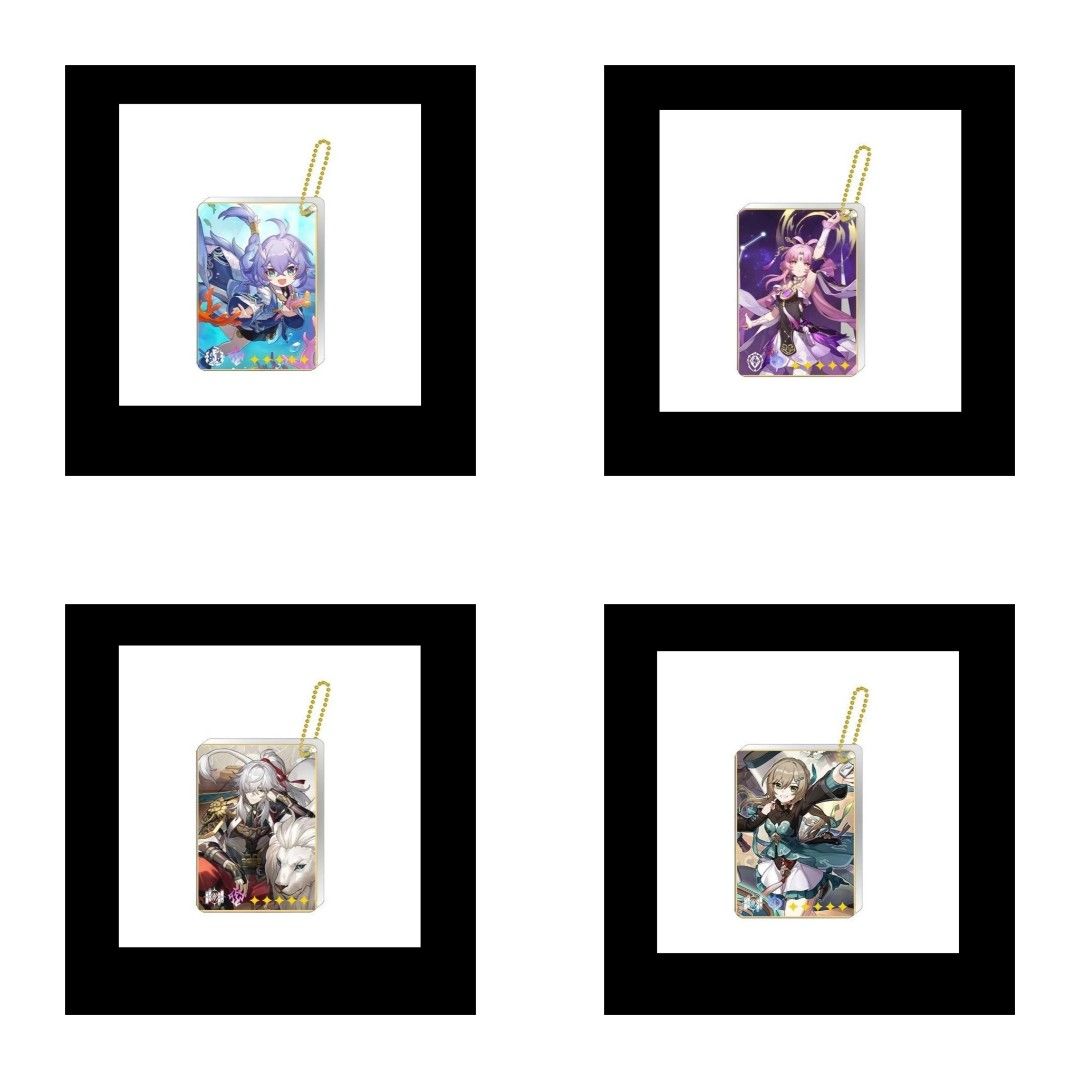 [HSR] Lightcone Style Character Acrylic Keychains (Pre-Order) Honkai ...