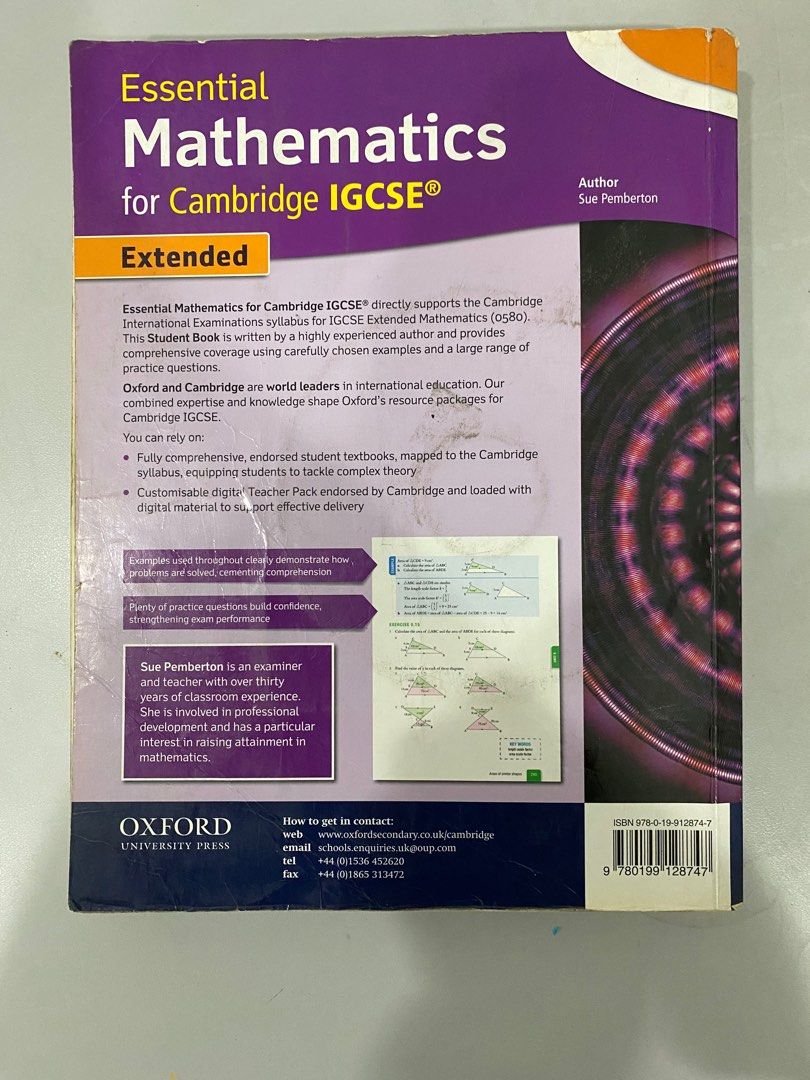 Igcse Mathematics Extended Textbook Hobbies And Toys Books And Magazines