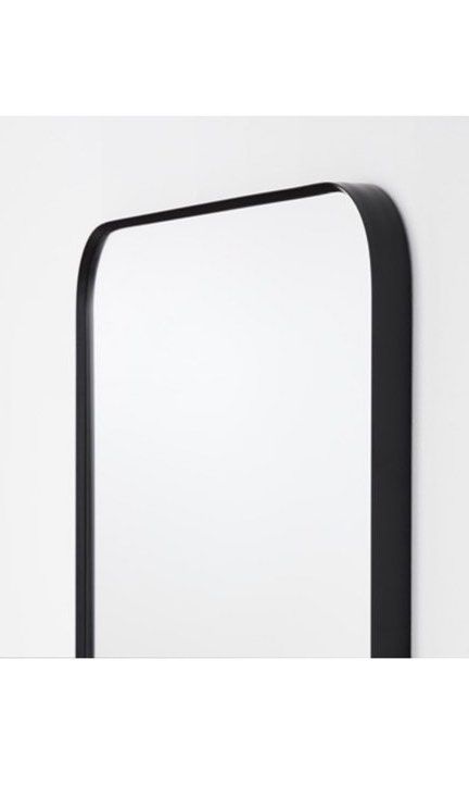 Large mirrors, LINDBYN Mirror Black 40×130 Malm Brimnes Hemnes Nordli ...