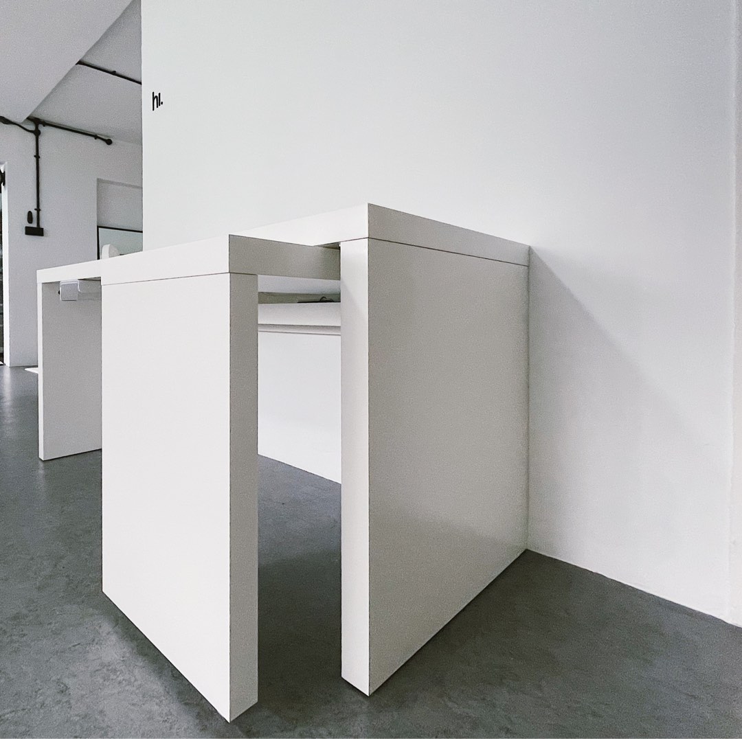 IKEA Malm Desk (with pull out panel), Furniture & Home Living ...