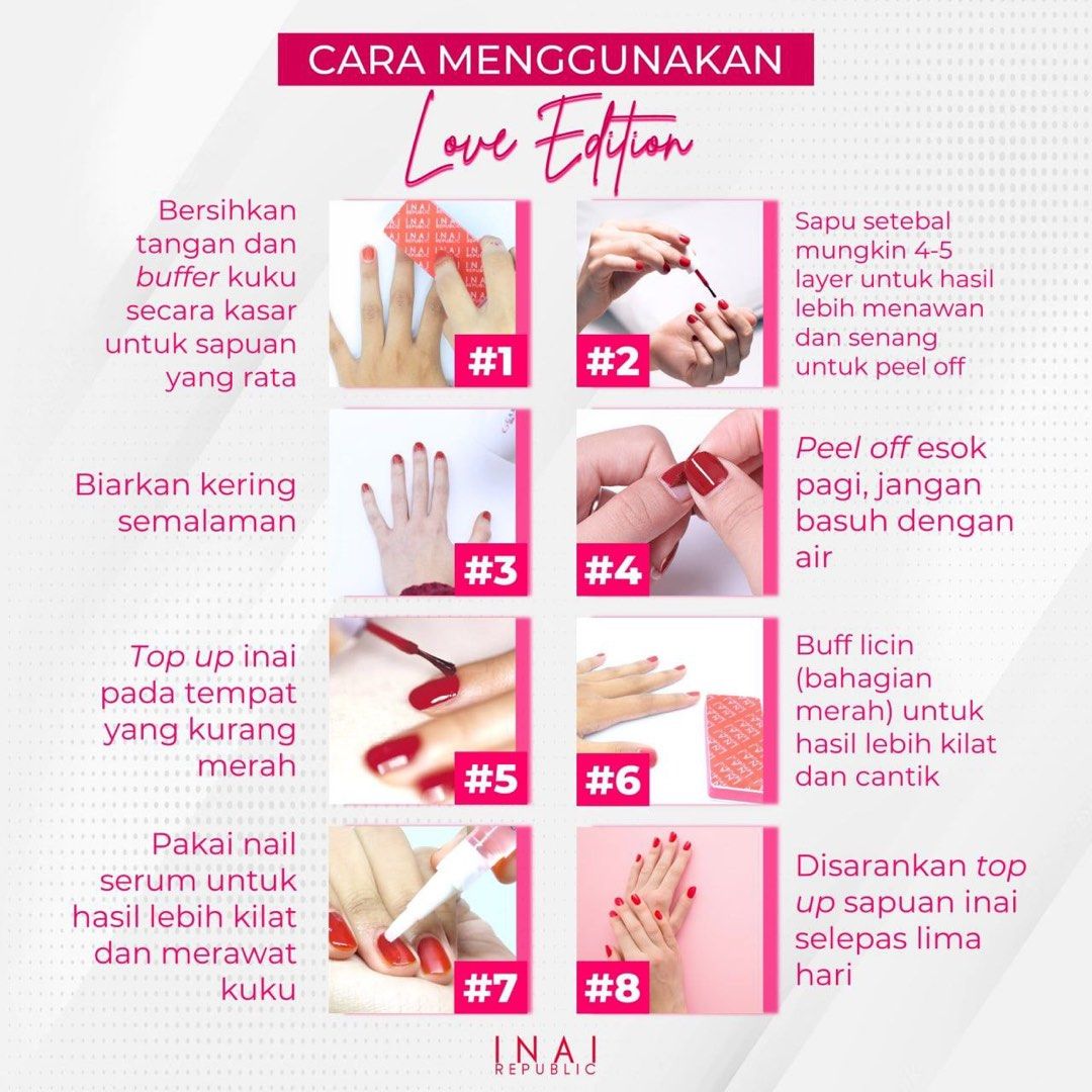 Inai republic love edition, Beauty & Personal Care, Hands & Nails on ...