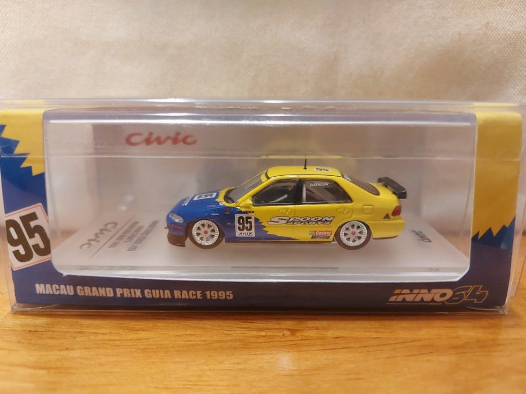 INNO64 Honda Civic EG9 Spoon Editon 1:64, 興趣及遊戲, 玩具 & 遊戲類 - Carousell