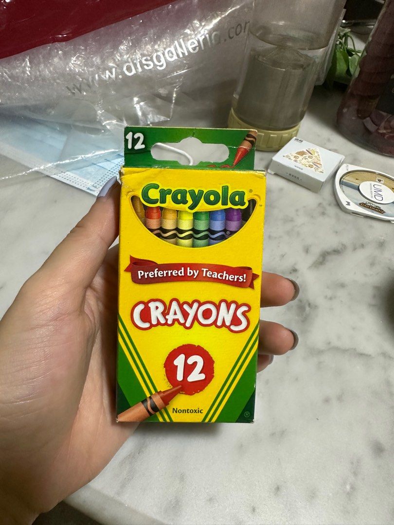 [INSTOCK] 12 PIECE SET CRAYOLA CRAYONS BRAND NEW KIDS DRAWING ART ...
