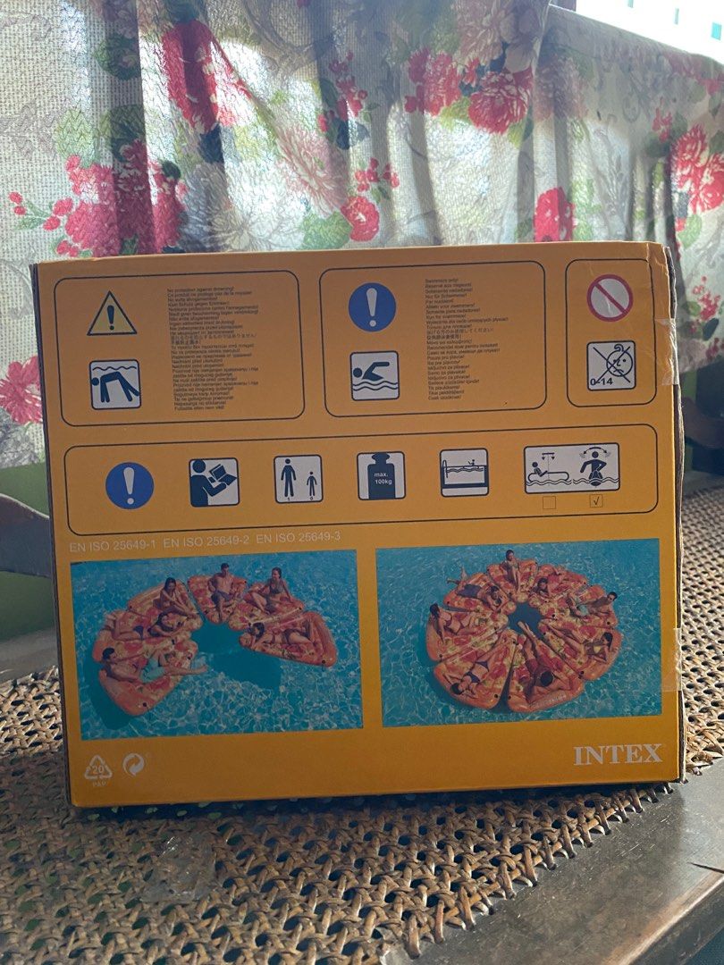 Intex Pizza Slice Inflatable Pool Float for Summer Fun on Carousell