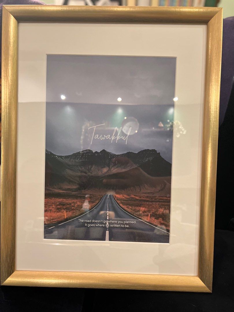 Islamic Quotes with frames, Furniture & Home Living, Home Decor, Frames ...