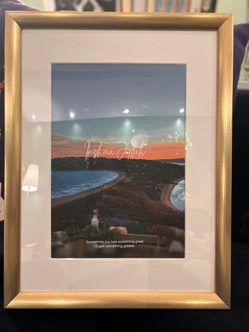 Islamic Quotes with frames, Furniture & Home Living, Home Decor, Frames ...