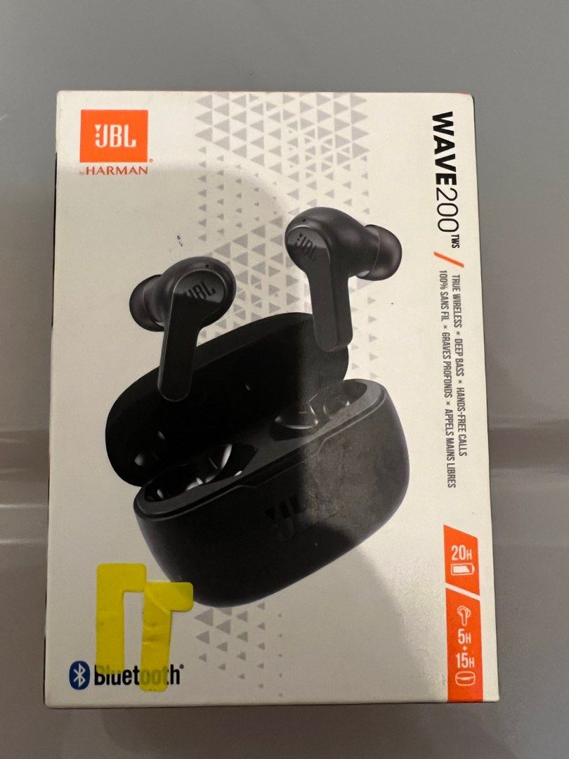 JBL 200 Wave Bluetooth Earphones, Audio, Earphones on Carousell