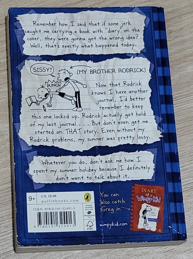 Jeff Kinney's Diary of a Wimpy Kid, Hobbies & Toys, Books & Magazines ...