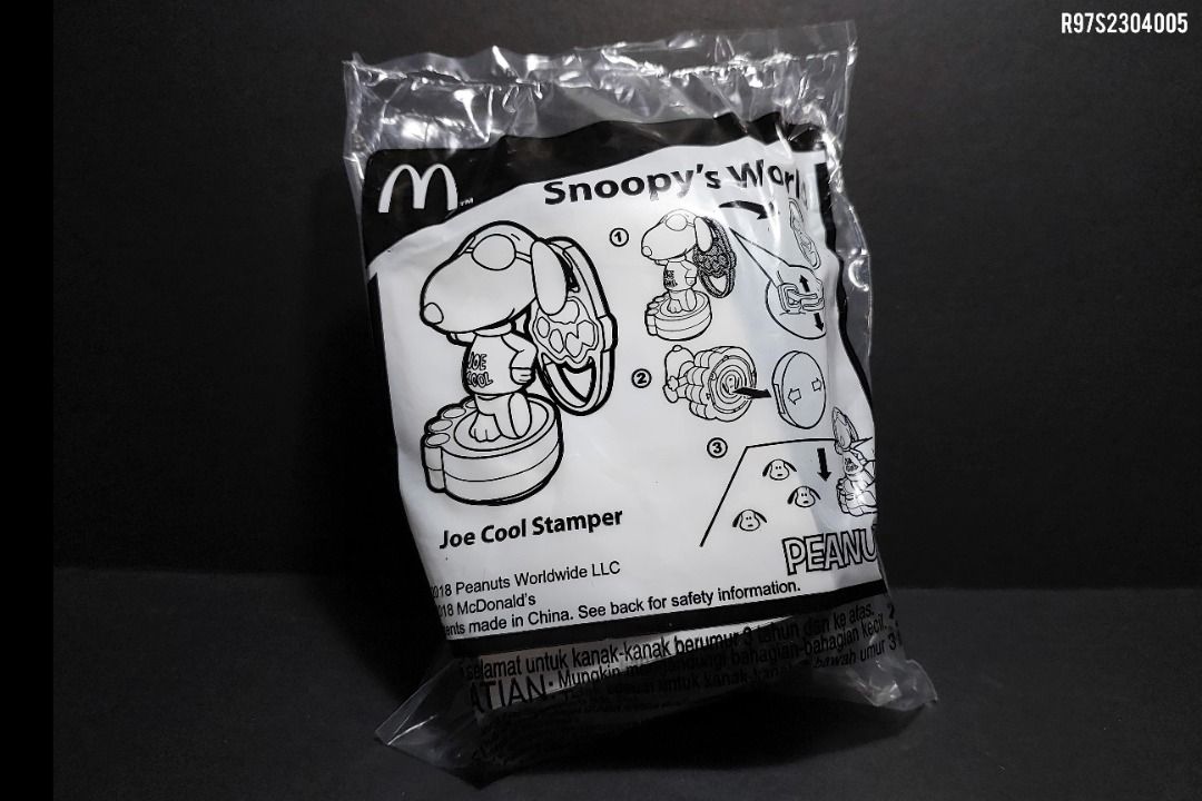 Joe Cool Stamper (Snoopy's World) [McDonald's PH Happy Meal 2018] - New ...