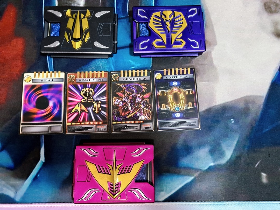 Kamen Rider Ryuki - Complete Selection Ouja/Gai/Raia Advent Deck Set ...
