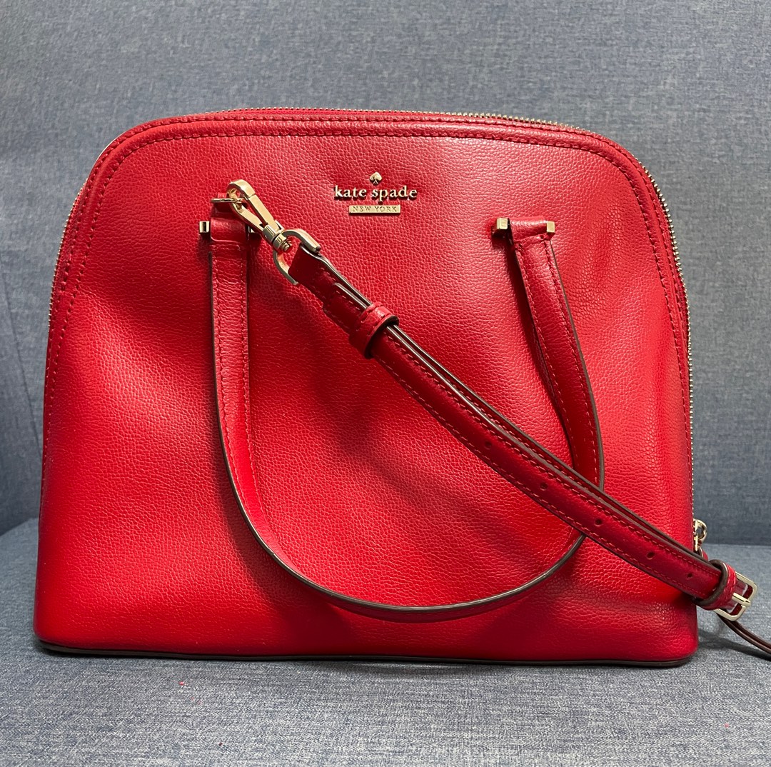 Kate Spade New York Maise Medium Dome Satchel with Sling, Luxury, Bags ...