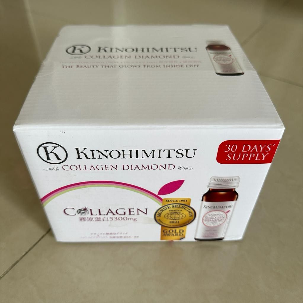 Kinohimitsu Collagen Diamond 16 bottles, Health & Nutrition, Health ...
