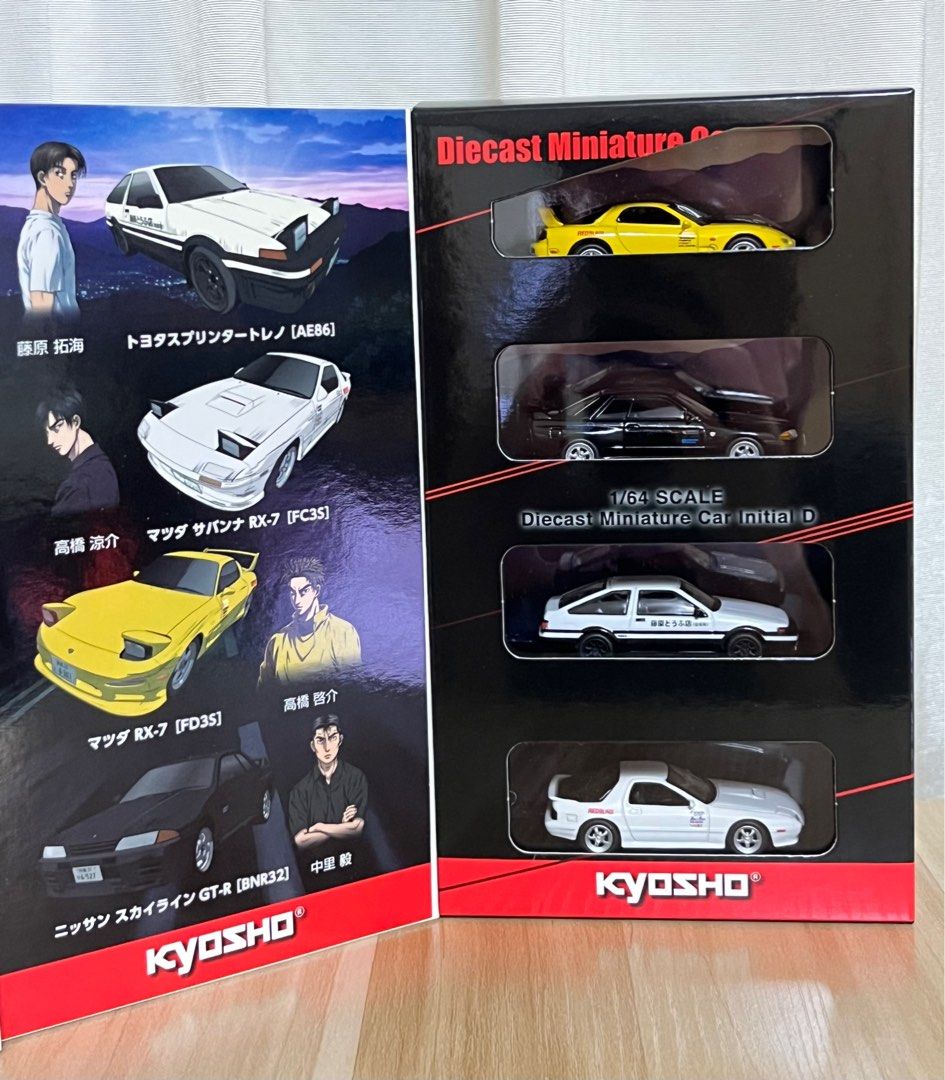 Kyosho Initial D Set (Miyazawa Limited) 1/64, Hobbies & Toys, Toys & Games on Carousell