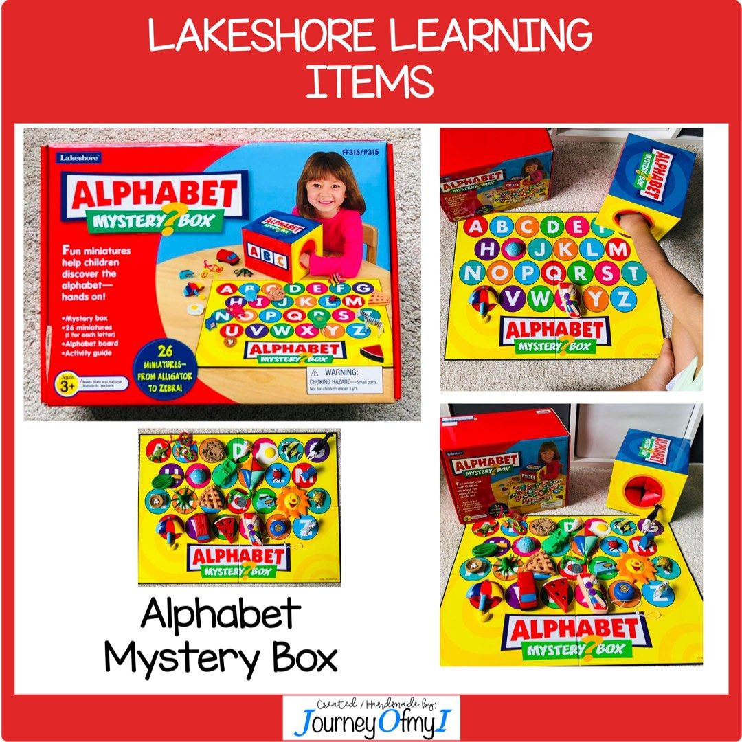 Lakeshore Learning - Alphabet Mystery Box, Hobbies & Toys, Toys & Games ...