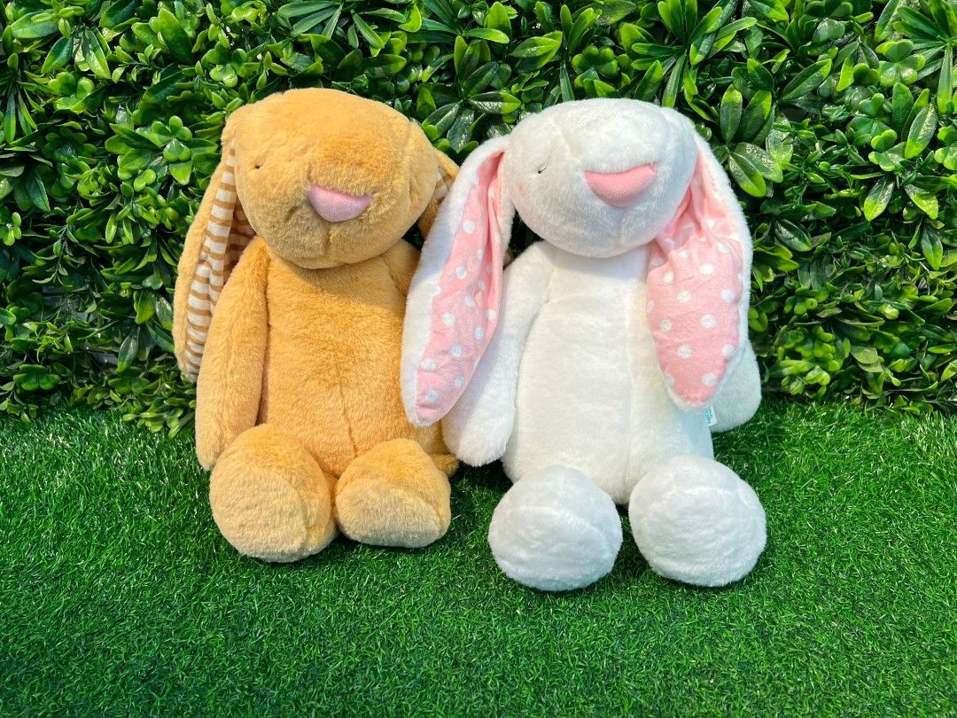 [LARGE SIZE] Mustard / white sleeping bunny rabbit chou chou CC ...