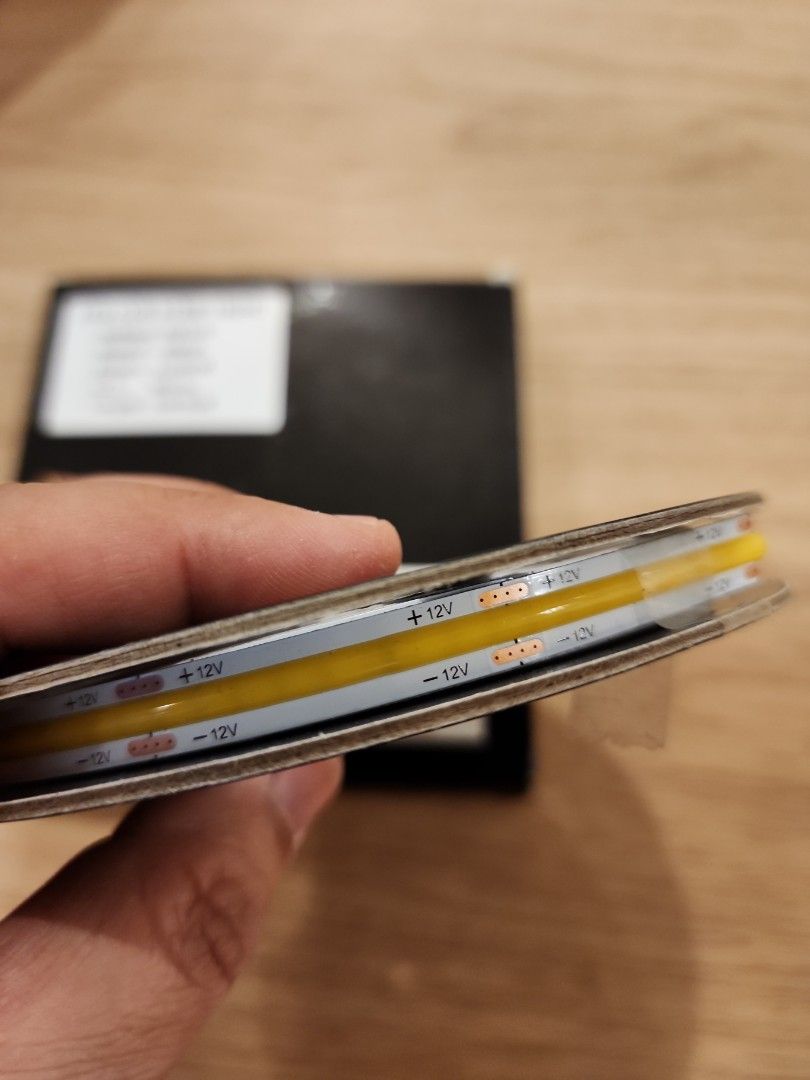 LED COB Strip Light Cabinet Carpentry TML 5050 Warm White, Furniture ...