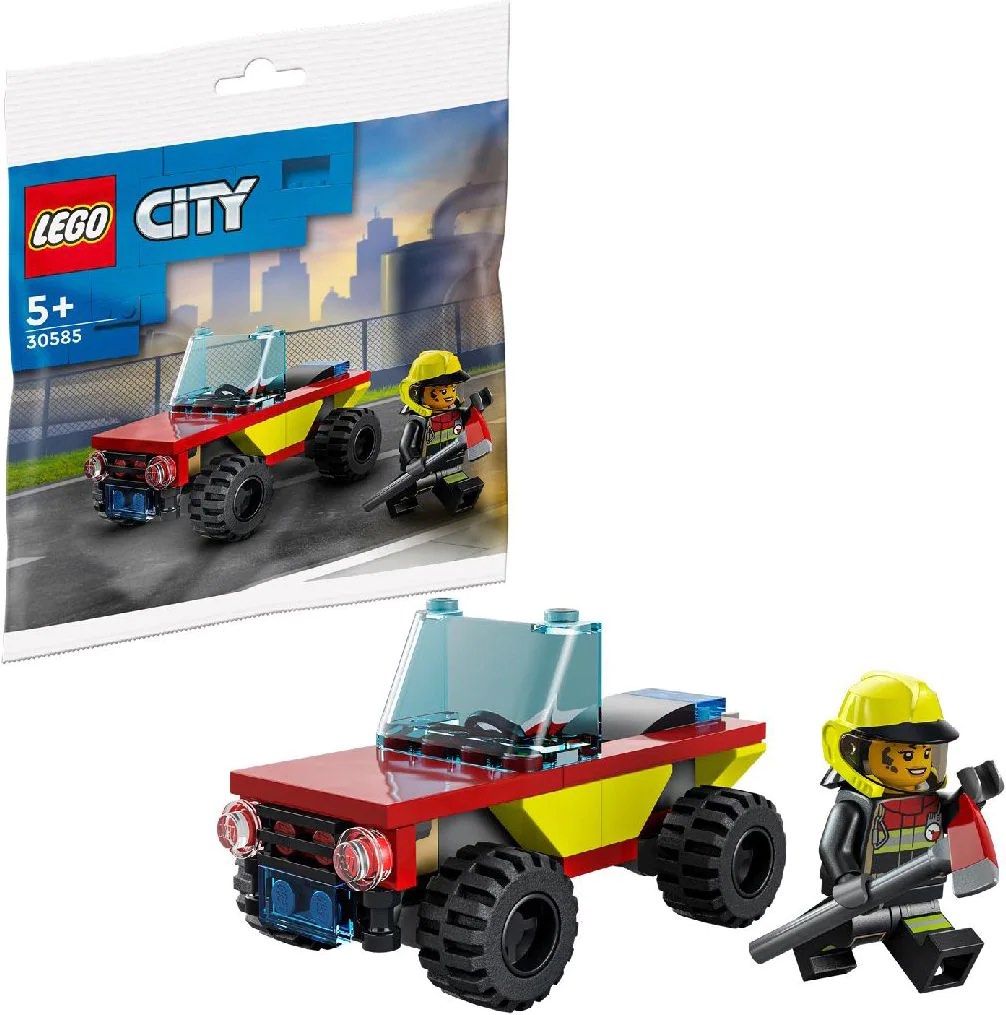 LEGO 30585 Fire Patrol Vehicle Polybag (City), 興趣及遊戲, 玩具 & 遊戲類 - Carousell
