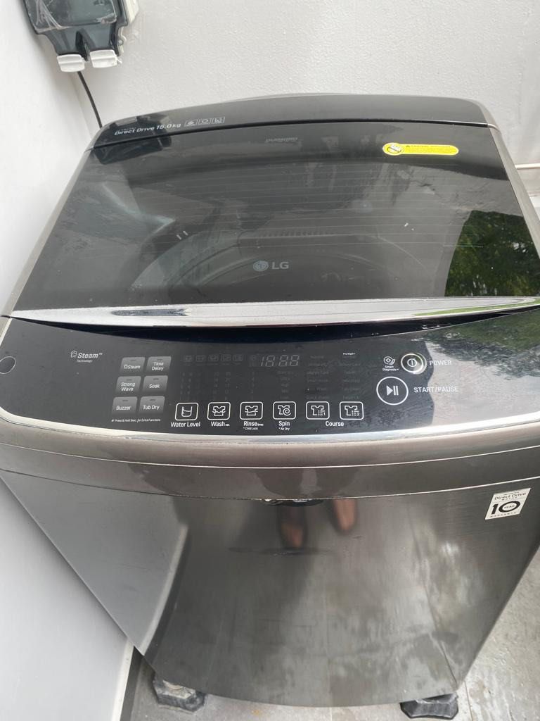 LG 15kg direct drive topload washer washing machine, TV & Home ...