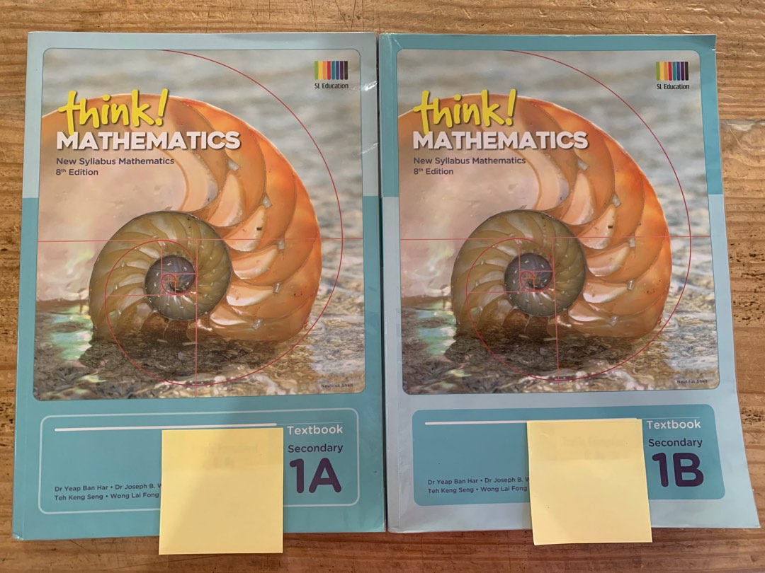 Like BRAND NEW Think! Mathematics Secondary 1A 1B New Syllabus 8th ...