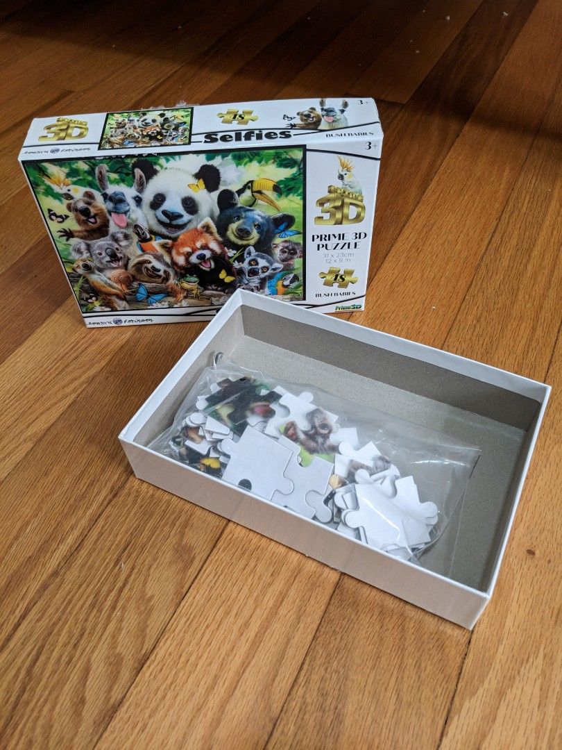 LIKE NEW - ZOO ANIMALS 3D PICTURE PUZZLE, Hobbies & Toys, Toys & Games ...