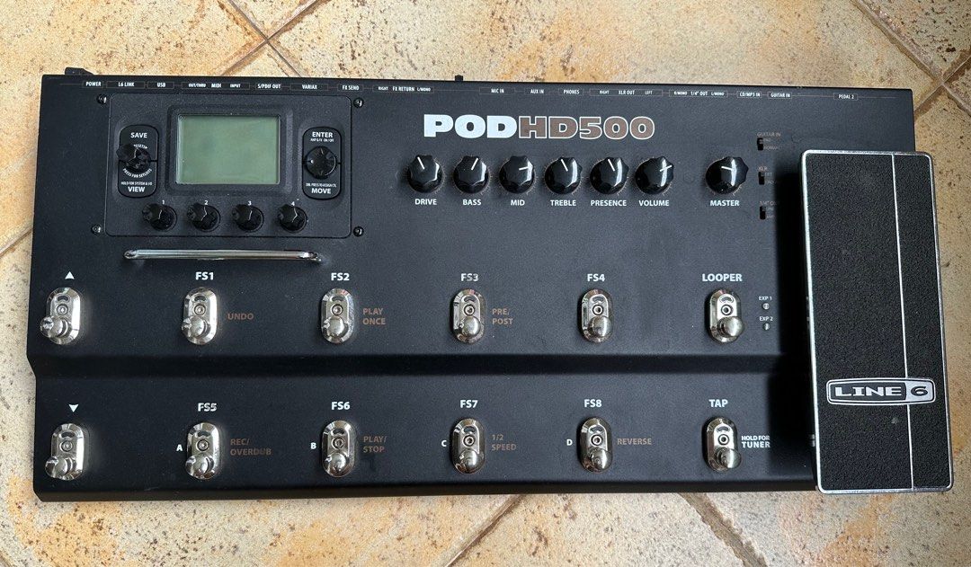 LINE 6 POD HD500 Multi-effect and amp modeller, Hobbies & Toys, Music ...