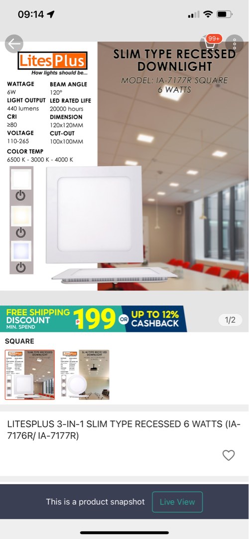 Lites Plus Tri Tone Lights on Carousell