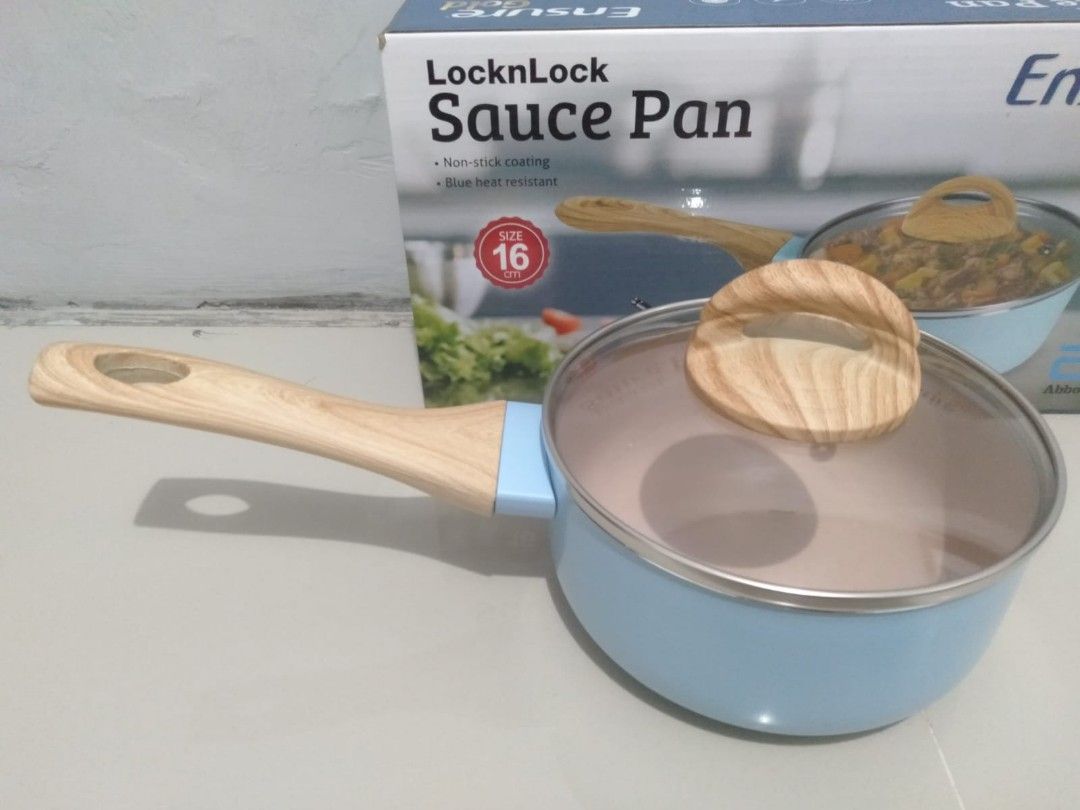 Lock n Lock Sauce Pan 16cm, Kitchen & Appliances di Carousell