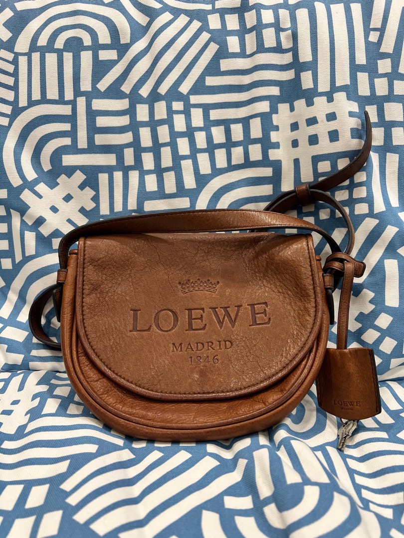 loewe vintage padlock shoulder bag, Luxury, Bags & Wallets on Carousell