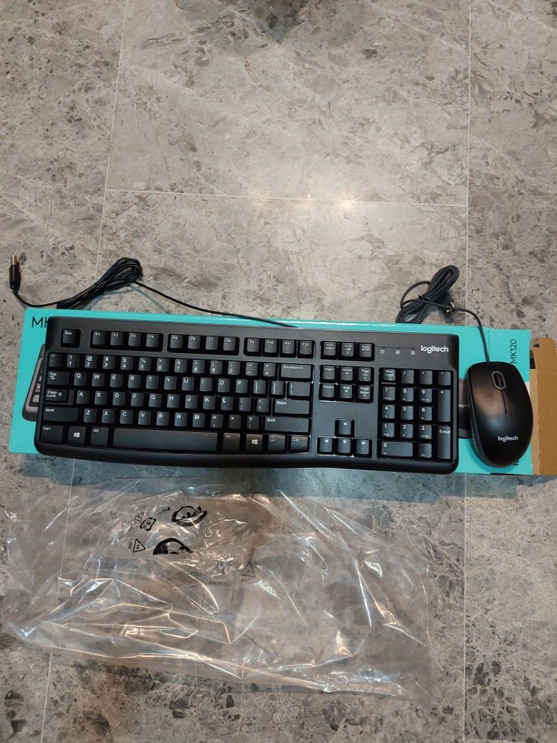 Logitech Mk120 Keyboard Set Computers And Tech Parts And Accessories Computer Keyboard On Carousell