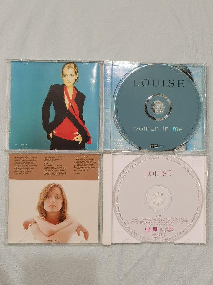 Louise "Woman In Me" & "Naked" CD Albums, Hobbies & Toys, Music & Media ...