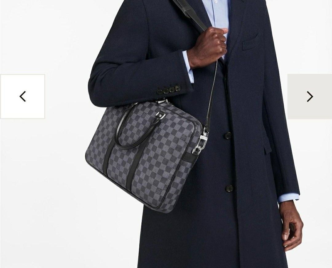 Louis Vuitton Mens Briefcase LV Authentic Bag, Men's Fashion, Bags ...