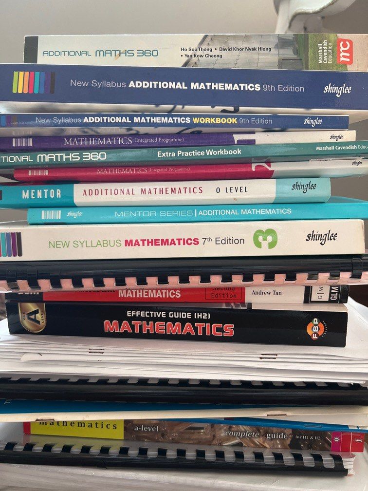 Math textbooks a level & o level, Hobbies & Toys, Books & Magazines ...