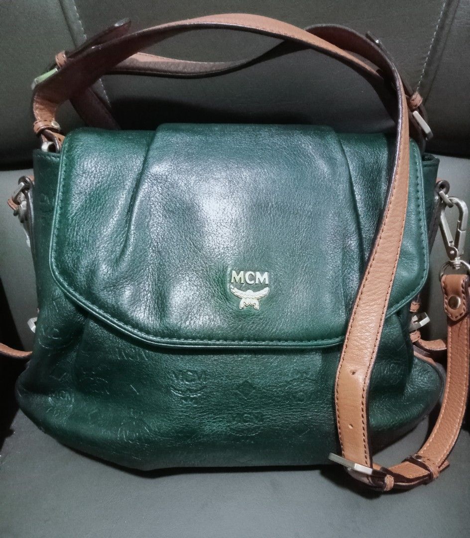 100% Authentic MCM two way, Luxury, Bags & Wallets on Carousell