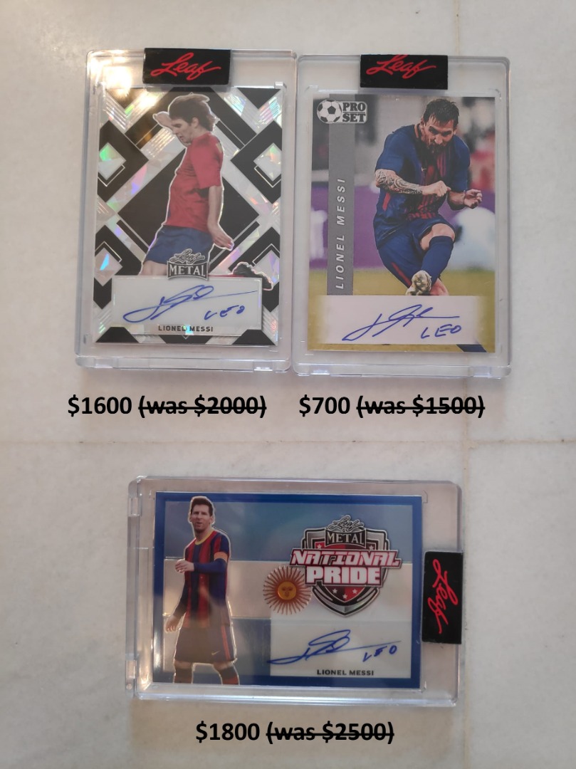 MESSI AUTOS + PATCH + PARALLELS ARGENTINA PSG BARCELONA, Hobbies & Toys ...