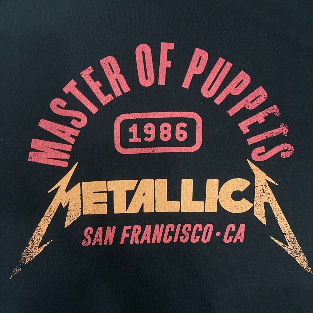 Metallica Master of Puppets Hoodie, Men's Fashion, Tops & Sets, Hoodies ...