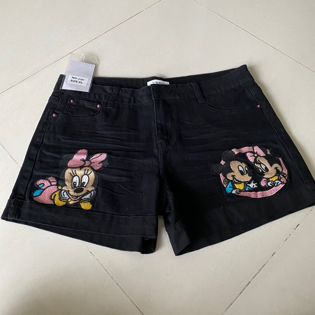 Mickey Mouse shorts, Women's Fashion, Bottoms, Shorts on Carousell