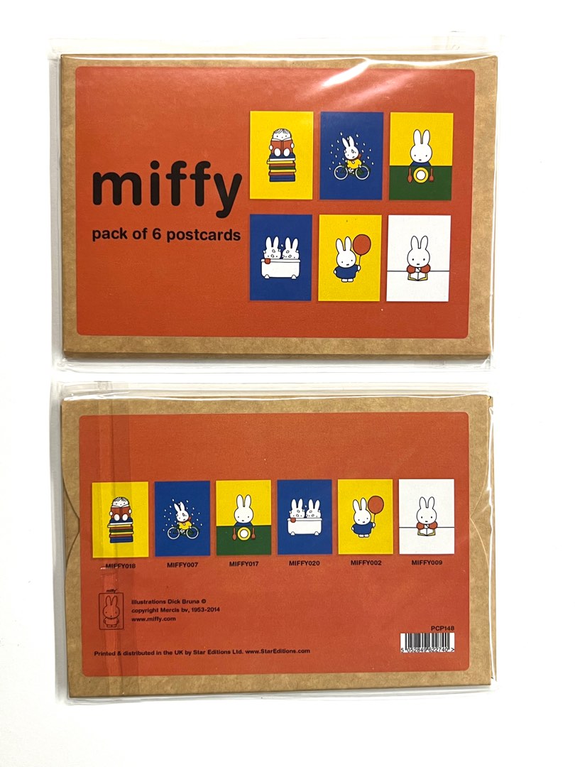 Miffy postcard set, Hobbies & Toys, Memorabilia & Collectibles, Stamps & Prints on Carousell