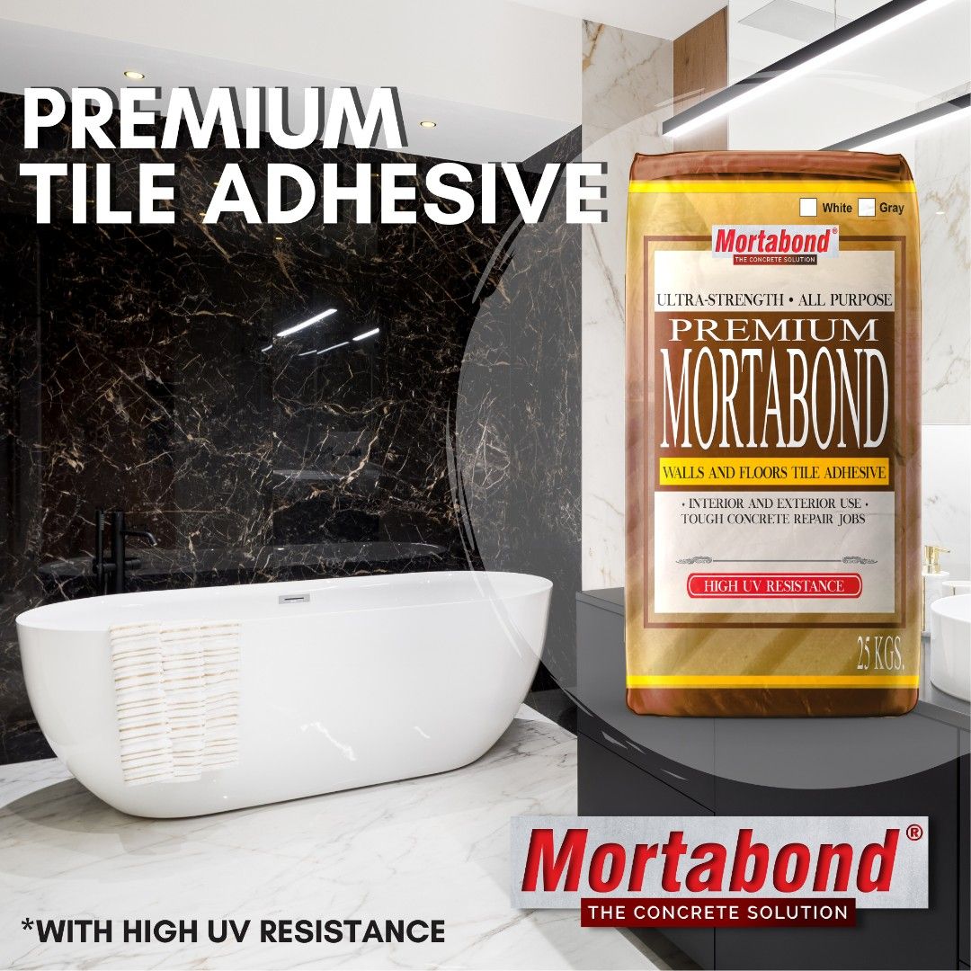 Mortabond Premium Tile Adhesives Heavy Duty 25kg, Commercial ...