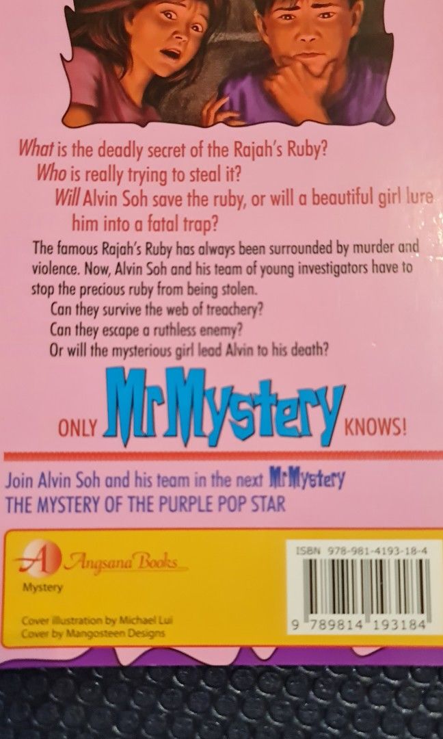 Mr Mystery - The Rajah's Ruby, Hobbies & Toys, Books & Magazines ...