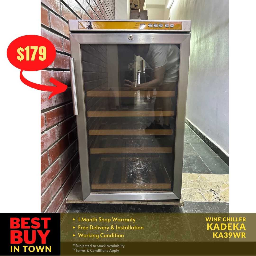 MUST BUY! KADEKA 39 Bottles Wine Chiller For Sale KA39WR-1, TV & Home ...