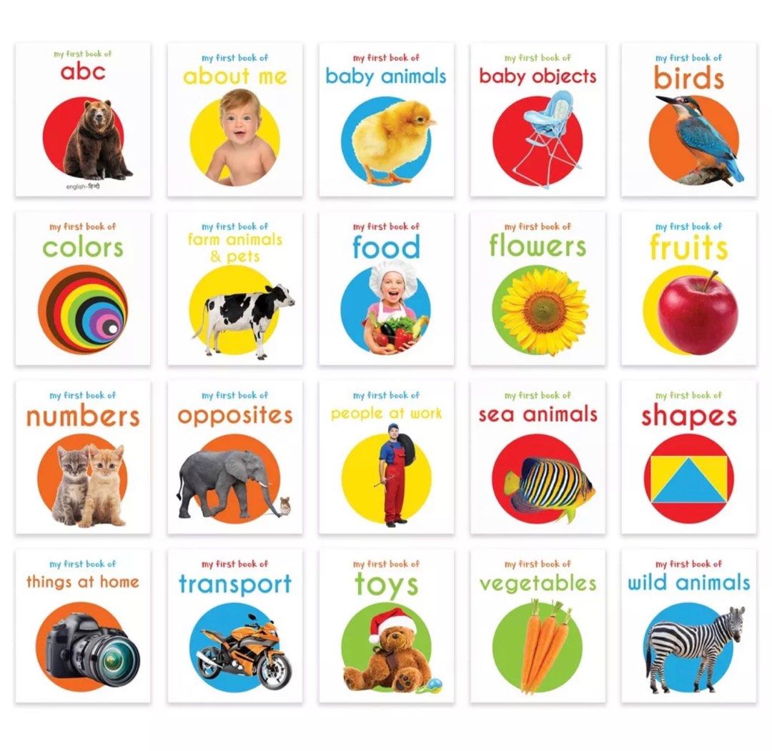 My First Learning Library box set 2: 20 Board books gift set for kids ...