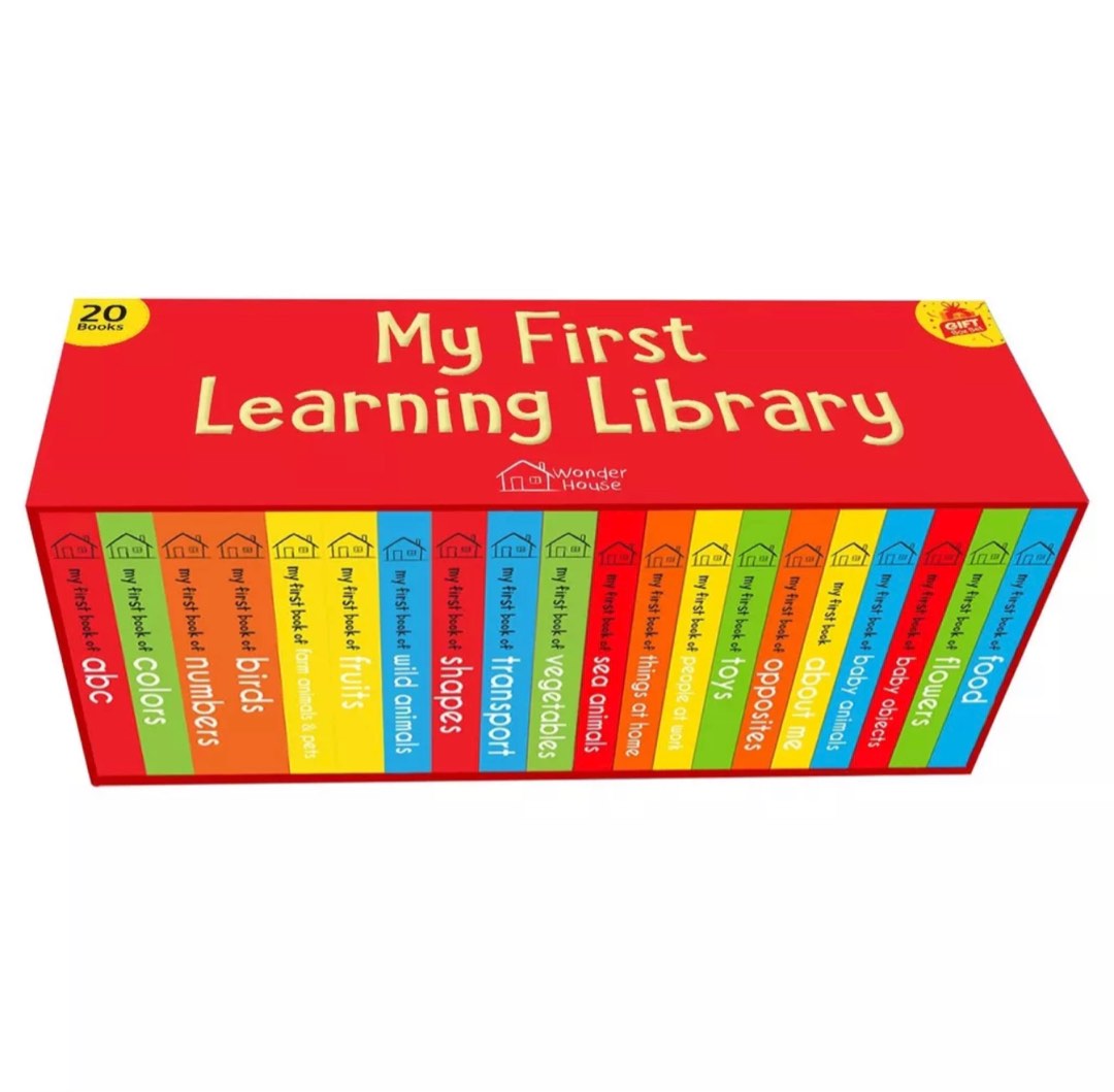 My First Learning Library box set 2: 20 Board books gift set for kids ...