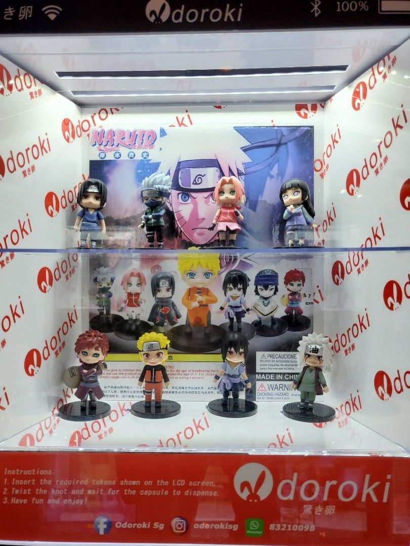Naruto shippuden gachapon itachi kakashi sakura hinata garage sasuke ...