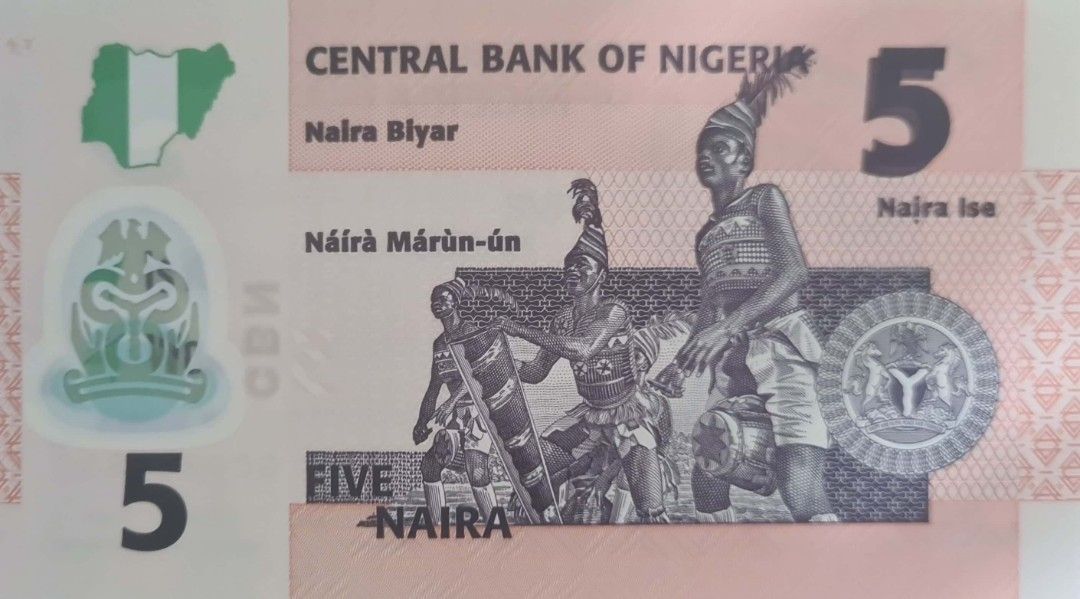 Nigeria 5 Naira 2021 UNC Polymer note, Hobbies & Toys, Memorabilia ...