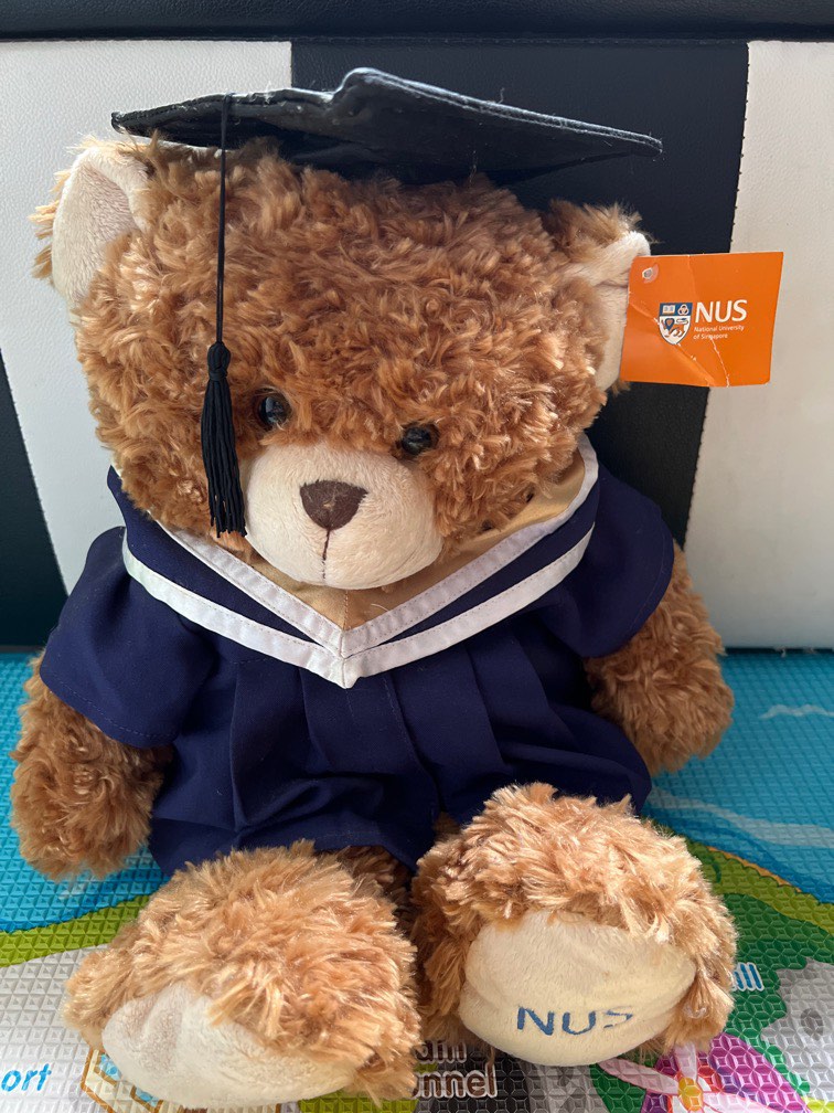 NUS Graduation Bear, Hobbies & Toys, Memorabilia & Collectibles ...
