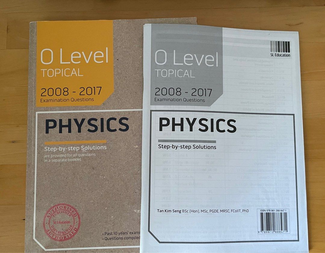O Level Topical series for A math and Physics, Hobbies & Toys, Books ...