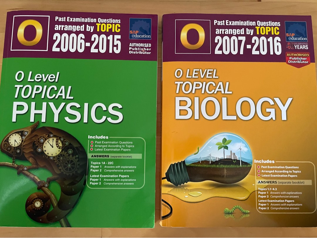 O Level Topical series for pure Physics and Biology, Hobbies & Toys ...