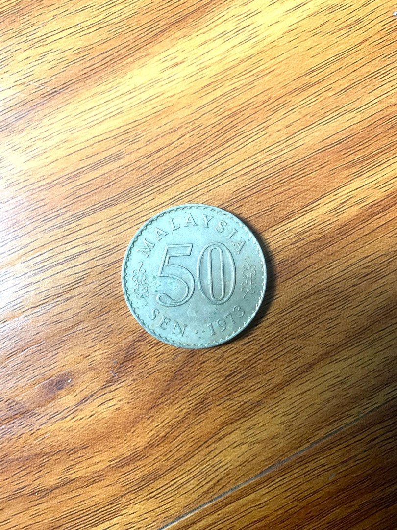 Old Coin Malaysia 50C 1973, Hobbies & Toys, Memorabilia & Collectibles ...