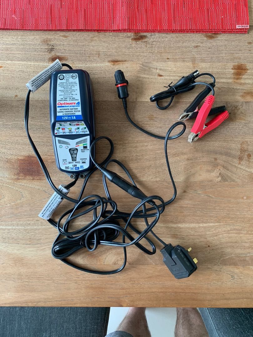 Optimate 4 Battery Charger Tester Maintainer, Motorcycles, Motorcycle ...